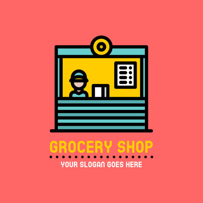 Placeit - Grocery Store Logo Template with a Dispatcher Graphic