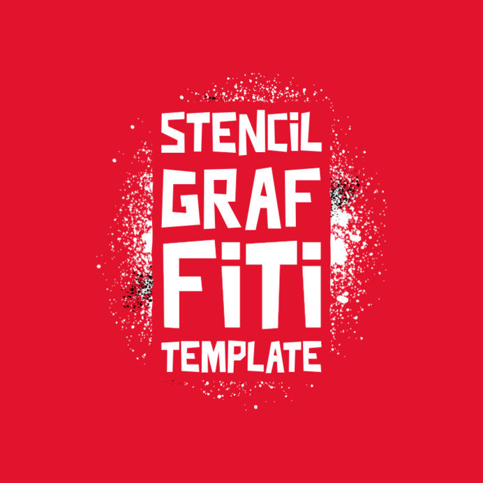 Placeit - Logo Template Featuring a Graffiti Stencil Style