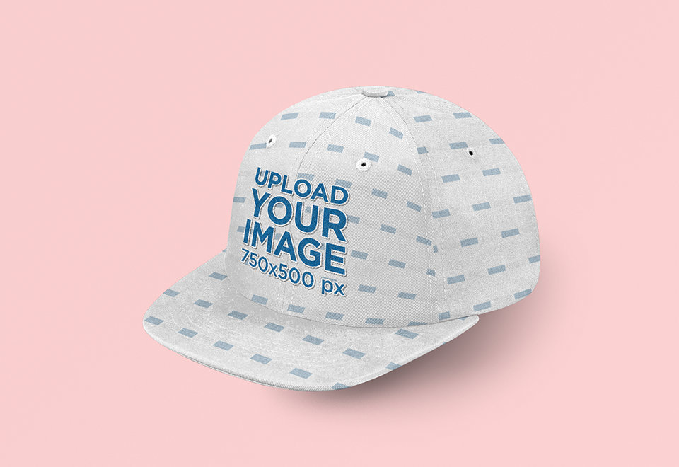 Placeit - Mockup of a Sublimated Hat with an Embroidered Logo