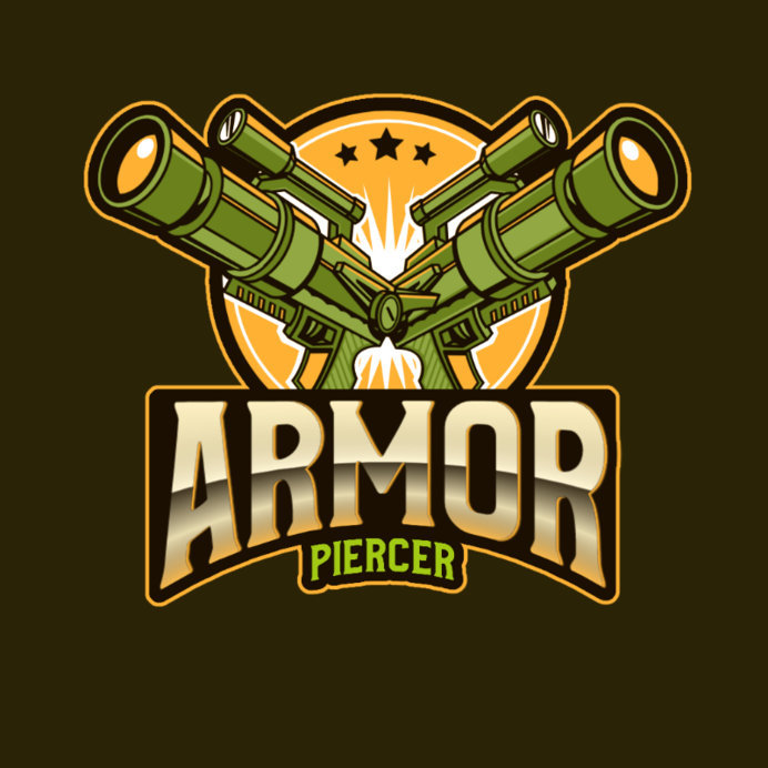 Placeit - Logo Maker for a Gaming Squad with Two Gun Graphics