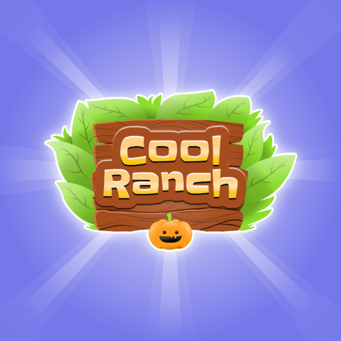 Placeit - Farming Game Logo Creator Featuring a Pumpkin Icon