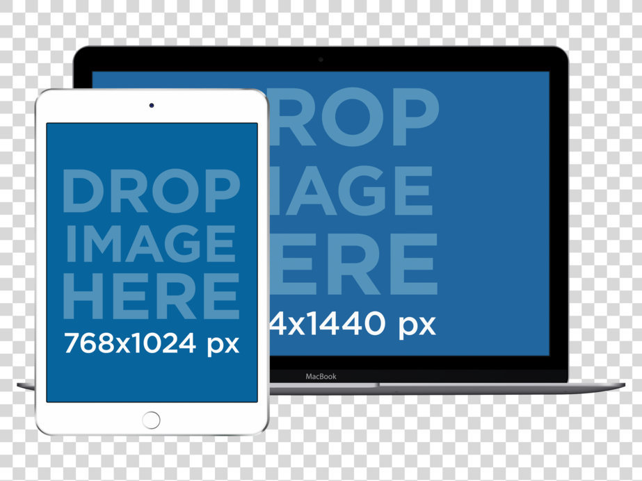 Placeit - iPad Mini and MacBook Pro Responsive Mockup