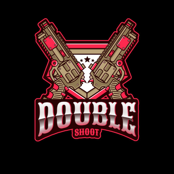 Placeit - Gaming Logo Creator with Barrel Gun Graphics