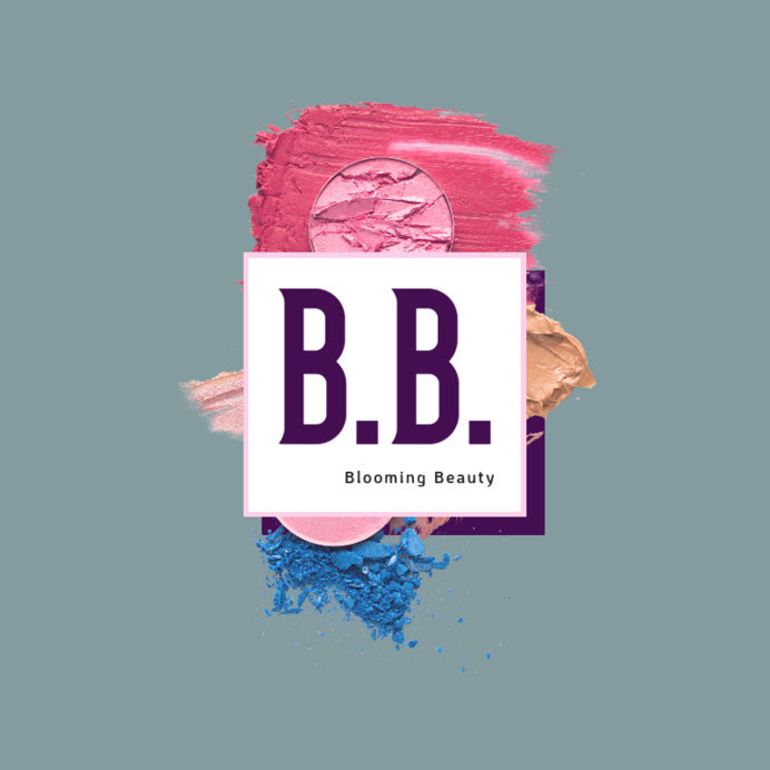 Placeit - Logo Template for a Beauty Brand with Face Powder Graphics