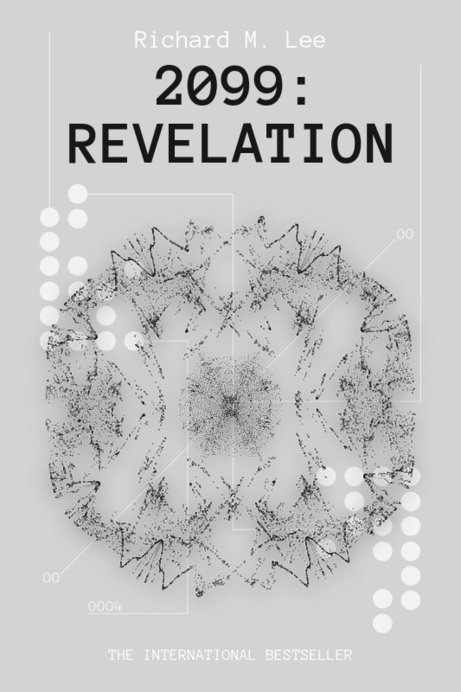 Placeit - Monochromatic Book Cover Design Maker With Sci-Fi Graphics