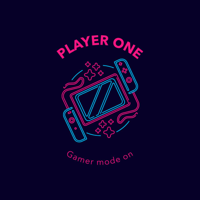 Placeit - Gaming Logo Maker Featuring Retro Neon Graphics