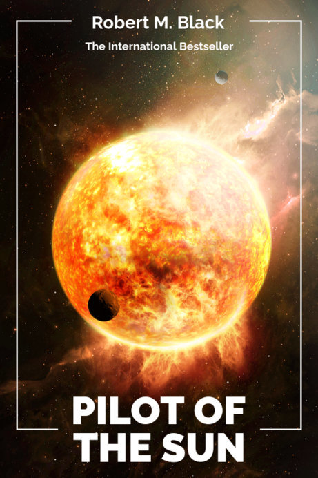 Placeit - Book Cover Template for a Sci-Fi Novel with Planet Graphics