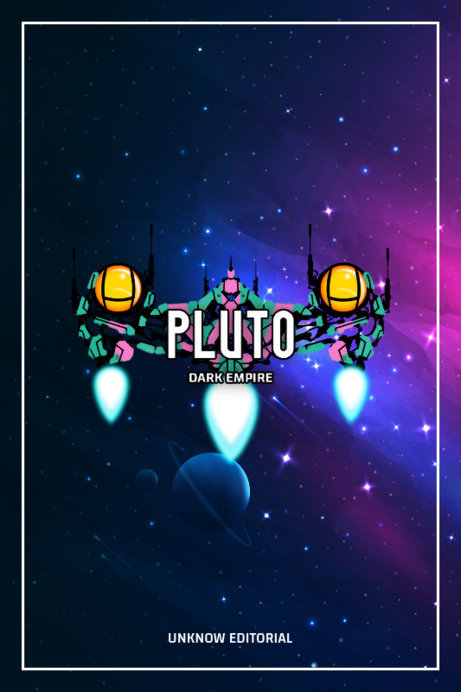 Placeit - Sci-Fi Book Cover Generator Featuring a Space Rocket Graphic