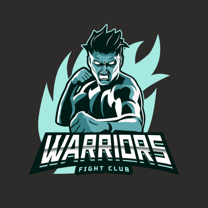Placeit - Gaming Logo Creator with a Fighter Character