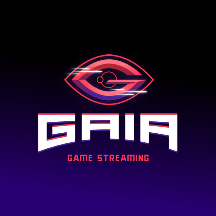 Placeit - Logo Maker for a Gaming Channel Featuring a Space Graphic