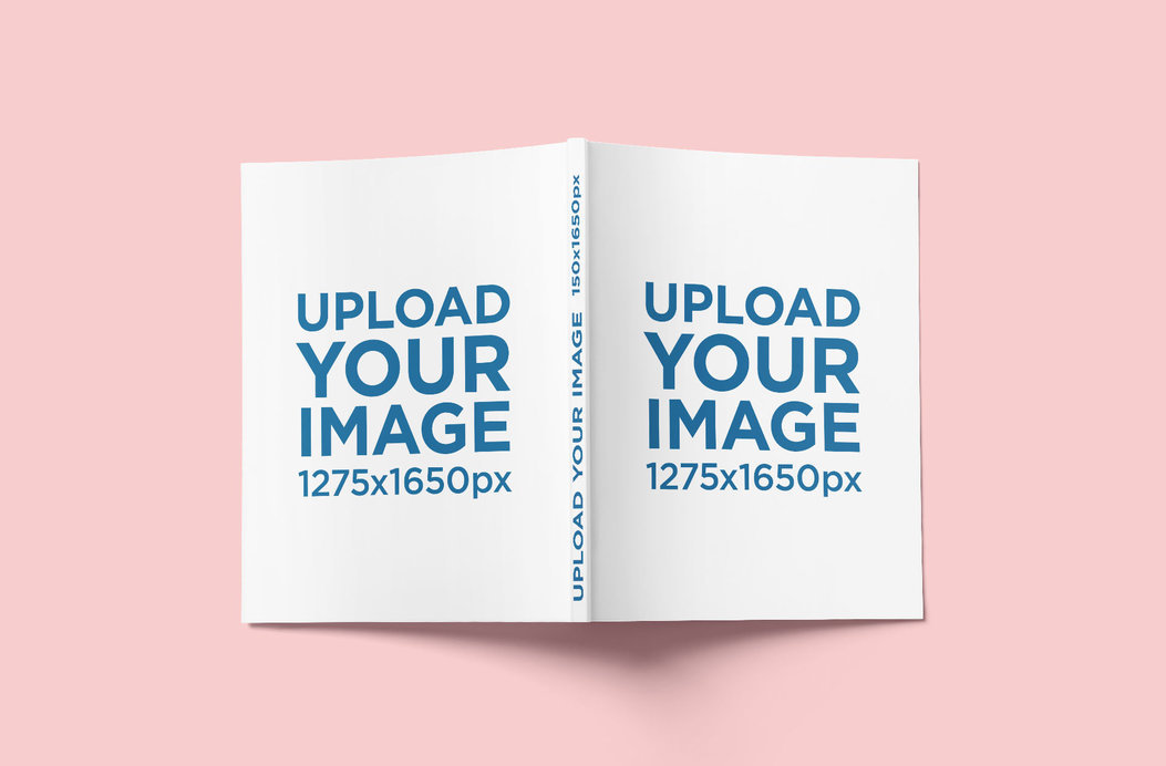 Placeit - Mockup of a Magazine Featuring Front and Back Covers