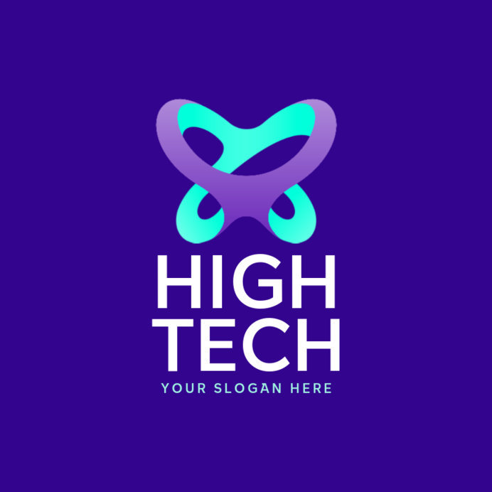 Placeit - Logo Maker for a High Tech Company with Abstract Shapes