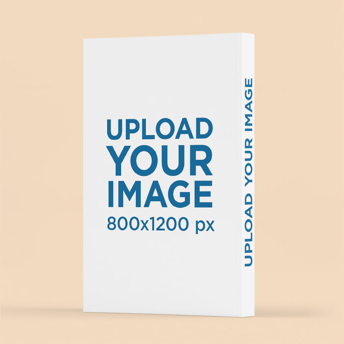 Placeit - Mockup Featuring the Back of a Paperback Book Against a Plain ...
