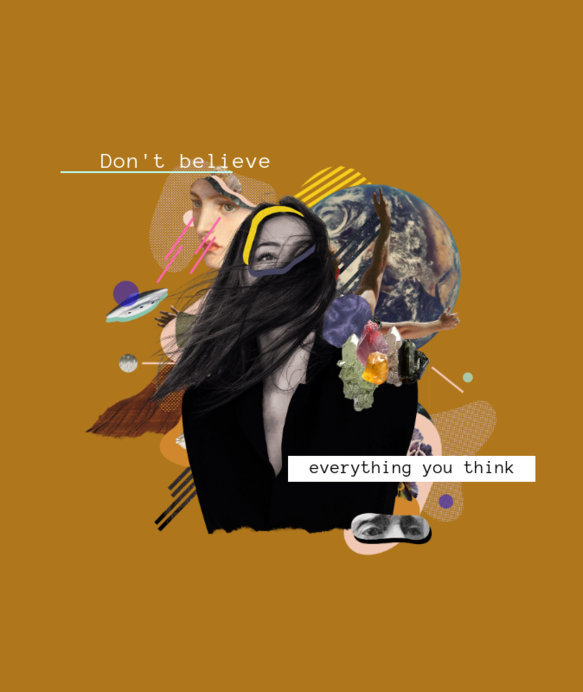 Placeit - Tote Bag Design Creator with Random Cut-Out Collages