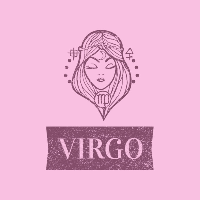 Placeit - Logo Maker with a Virgo Zodiac Sign Graphic
