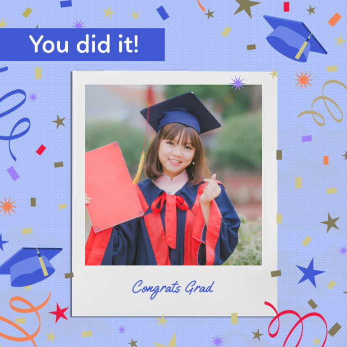 Placeit - Graduation Day Instagram Post Design Template With a ...