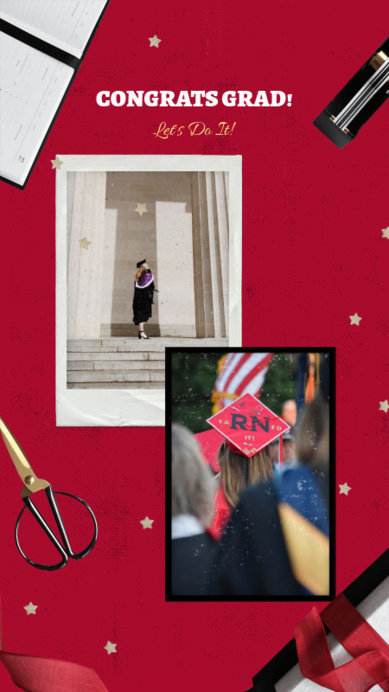 Placeit - Graduation Day Instagram Story Template Featuring School ...