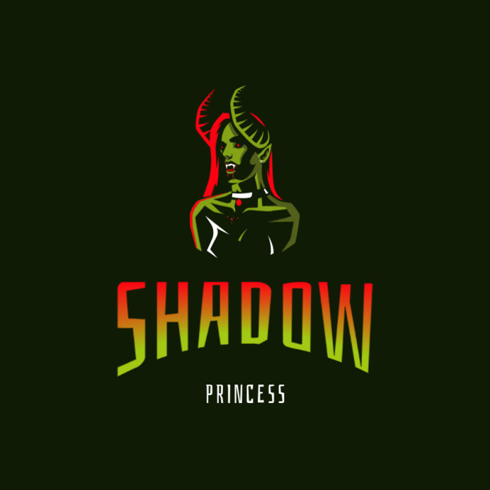 Placeit - Gaming Logo Maker Featuring a Female Demon Character