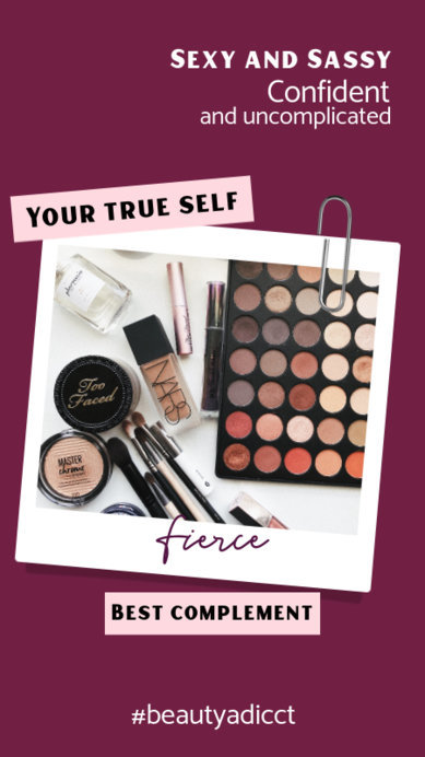 Placeit - Makeup-Themed Instagram Story Design Template