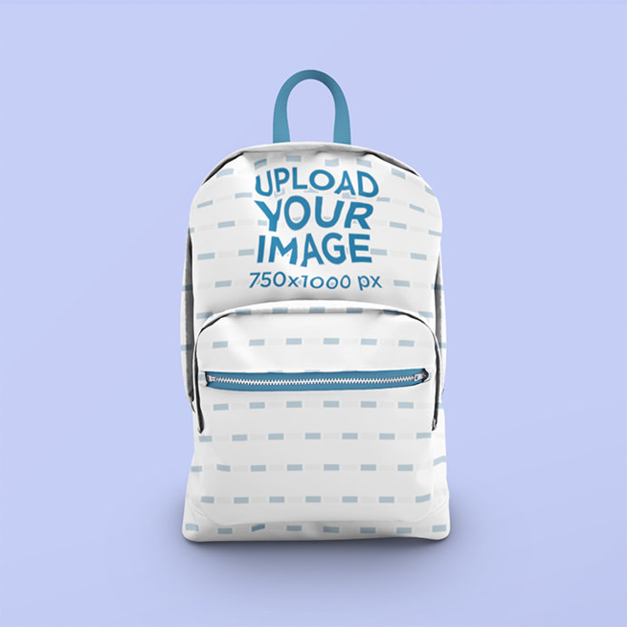 Placeit - Minimalistic Mockup of a Sublimated Backpack