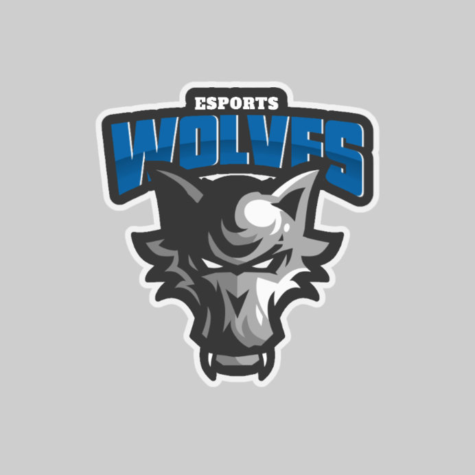 Placeit - Logo Creator for an eSports Team Featuring an Angry Wolf