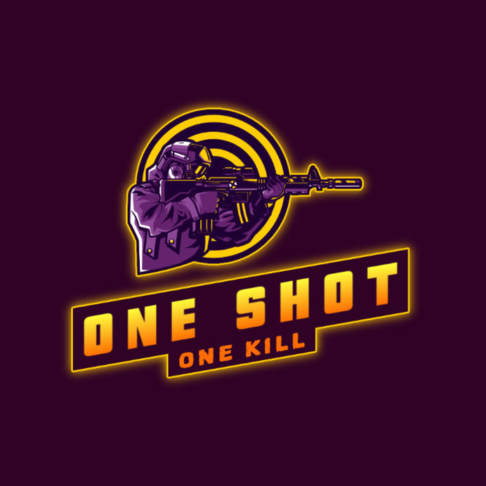 Placeit - Logo Template for Gamers Featuring a Deadly Shooter Illustration