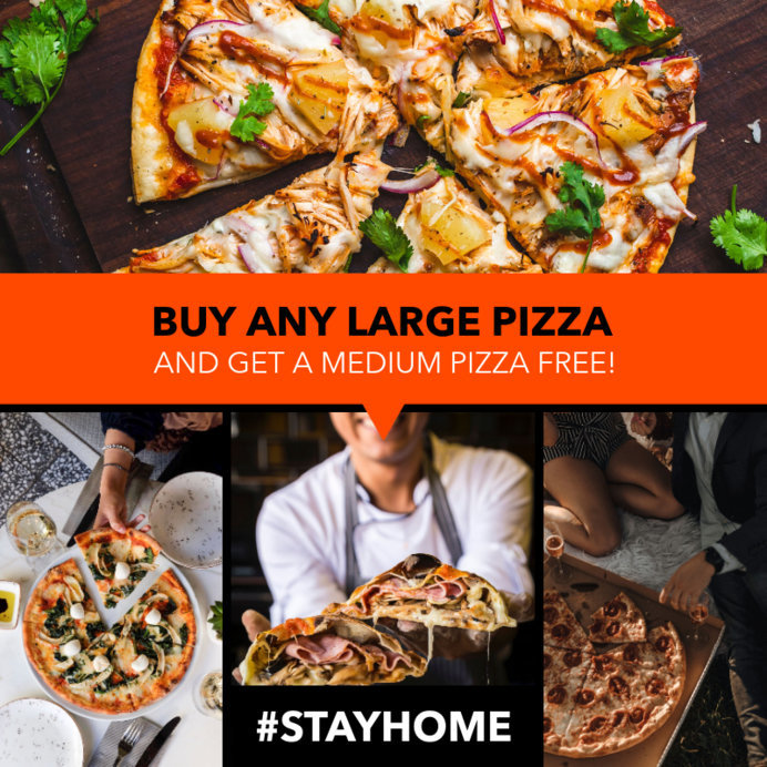 Placeit - Ad Banner Generator Featuring a Pizza Limited-Time Promo