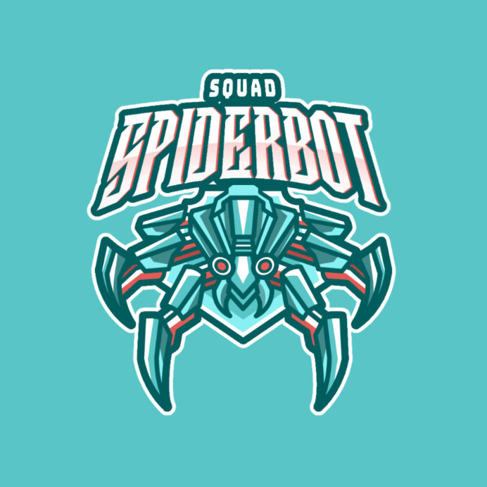 Placeit - Gaming Logo Generator with an Illustration of a Robotic Spider