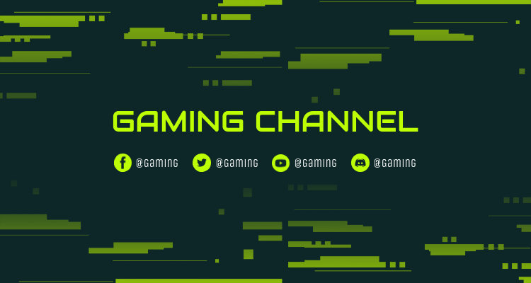 Placeit - Twitch Banner Maker with a Pixel-Art Background