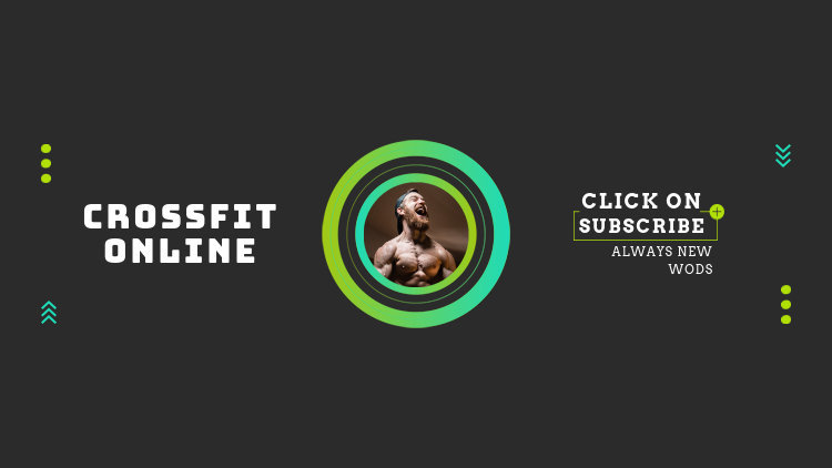 Placeit - YouTube Banner Creator for a Crossfit Channel