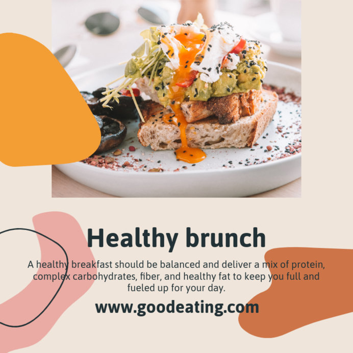 Placeit - Instagram Post Design Template for a Healthy Eating Post