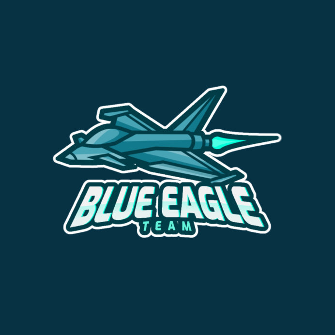 Placeit - Gaming Logo Generator Featuring a Fighter Plane Graphic