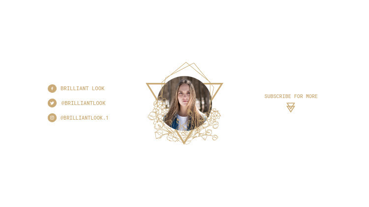 Placeit - YouTube Banner Template Featuring a Portrait Surrounded by ...