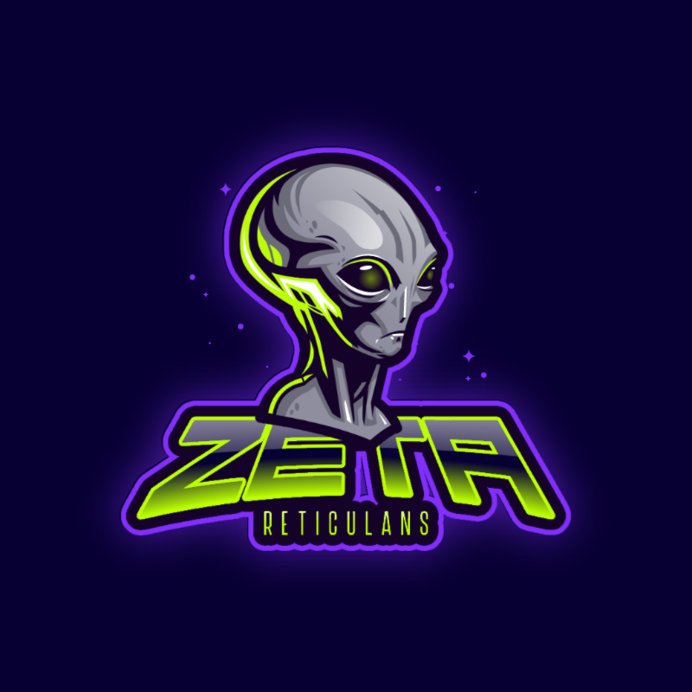 Placeit - Gaming Logo Maker with a Detailed Illustration of an Alien