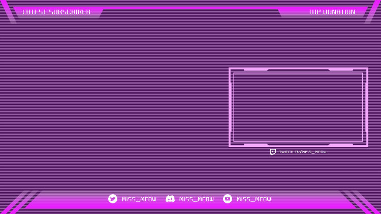 Placeit - Twitch Stream Overlay Generator with a Vaporwave Vibe