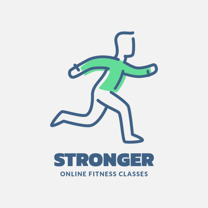 Placeit - Logo Maker for Online Fitness Classes