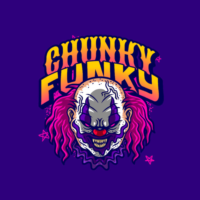 Placeit - Creepy Gaming Logo Creator with an Illustration of a Clown