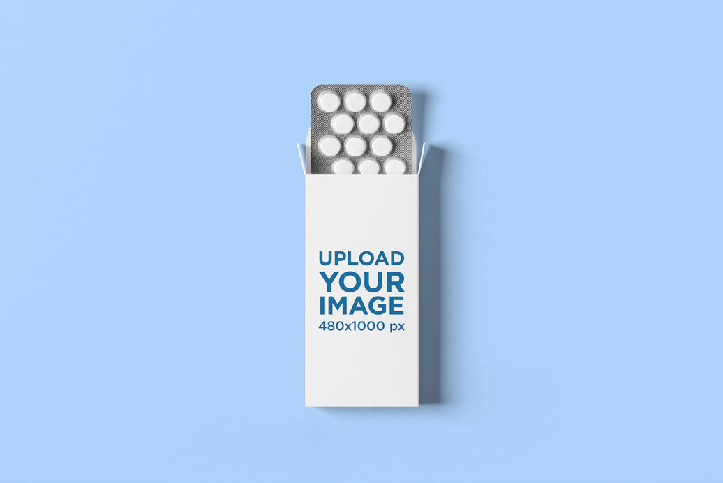 Placeit - Pills Box Mockup