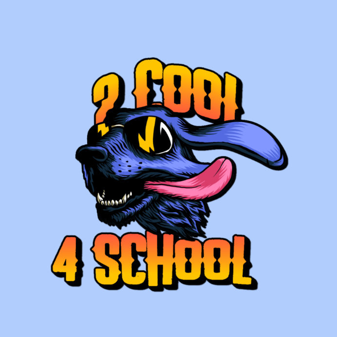 Placeit - Streetwear Logo Template with a Cool Dog Illustration