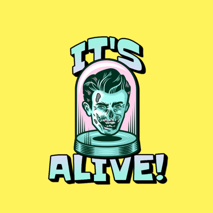 Placeit - Logo Creator with a Vintage Horror Movie Inspired Graphic