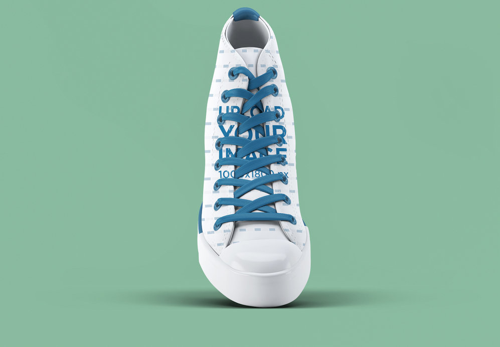 Placeit - Mockup of a Single Sneaker with a Customizable Background