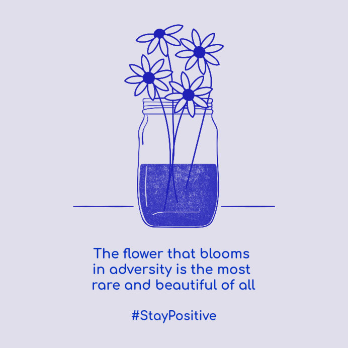 Placeit - Beautiful Facebook Post Maker with a Blooming Quote