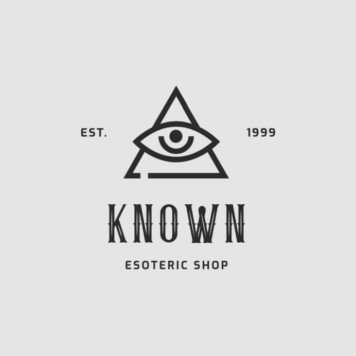 Placeit - Logo Creator for an Esoteric Store Featuring the Eye of ...