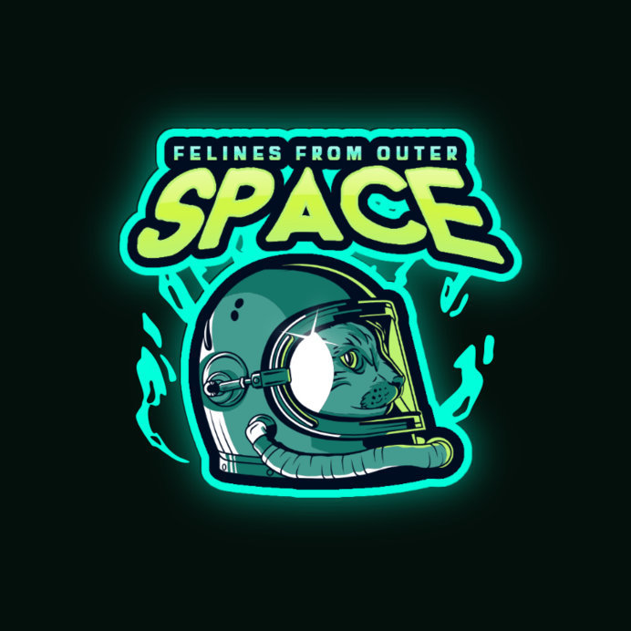 Placeit - Gaming Logo Creator Featuring a Spaceman Helmet