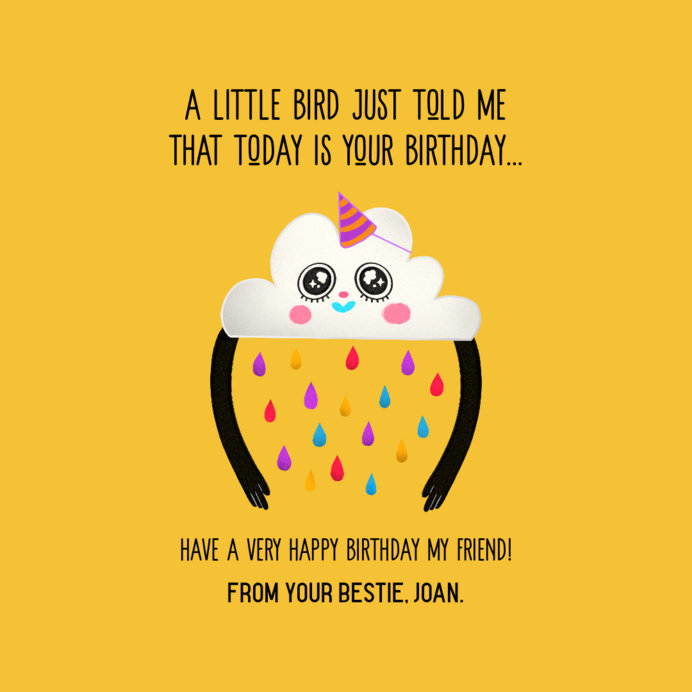 Placeit - Facebook Post Maker Featuring Funny Characters with Birthday ...