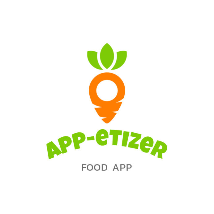 Placeit - Logo Maker for a Healthy Food App Featuring a Carrot Graphic