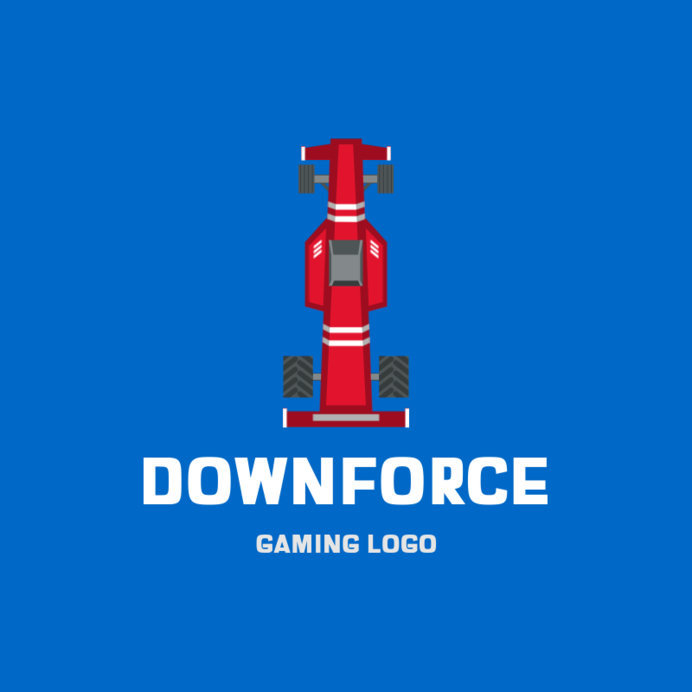 Placeit - Gaming Logo Maker Featuring an Open-Wheeled Car