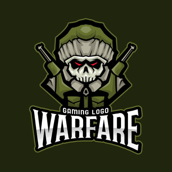 Placeit - Gaming Logo Maker with Intense Graphics of Character Faces