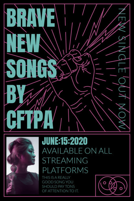 Placeit - Empowering Poster Design Template with Line-Art Graphics