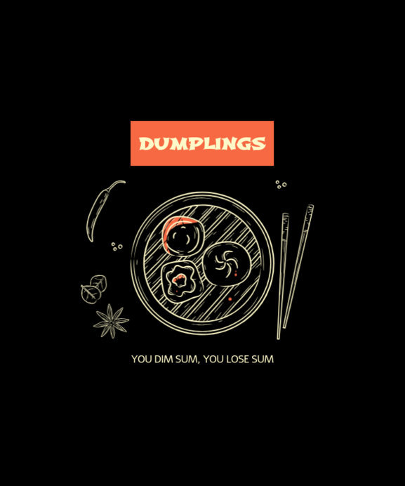 Placeit - Logo Creator Featuring a Drawing of Some Dumplings